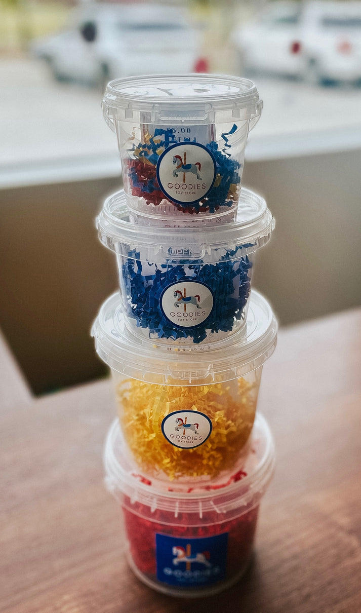 GOODIES GIFT BUCKETS (Child Fills In-Store) – Goodies